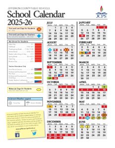Jefferson County Public Schools Calendar 2026 2027 Kentucky