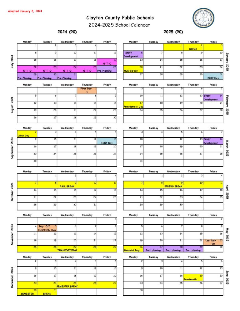 Clayton County Public Schools Calendar 2026-2027