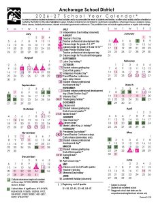 Anchorage School District Calendar 2026-2027 | ASD Holidays