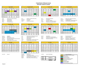 Manatee County School District Calendar 2026-2027